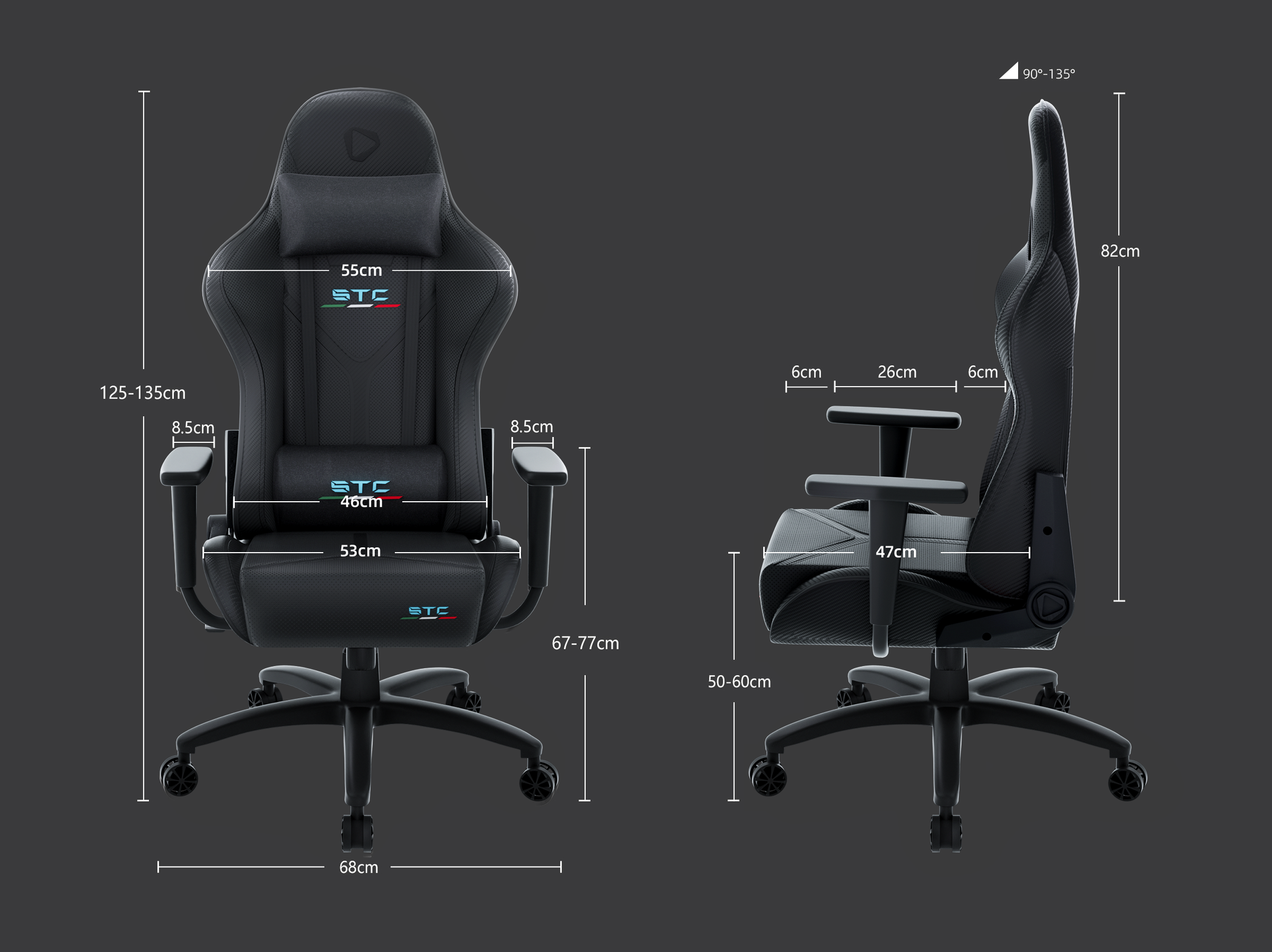 ONEX STC Tribute Hardcore Gaming and Office Chair – ONEXZONE